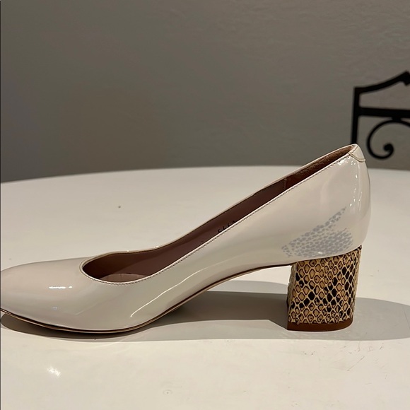 inci | Shoes | Inci Bone Patent Leather Heels With Snake Print Block ...